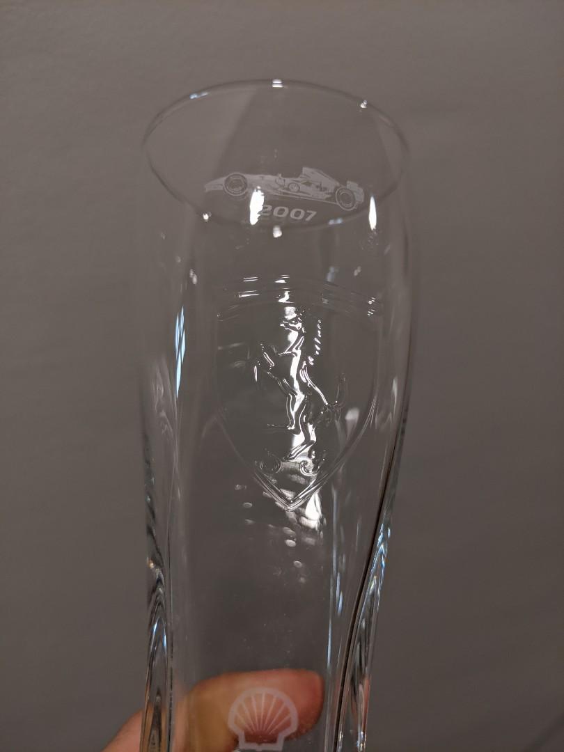 Shell Scuderia Ferrari Glass Cup 2007 Collectible, Furniture & Home ...
