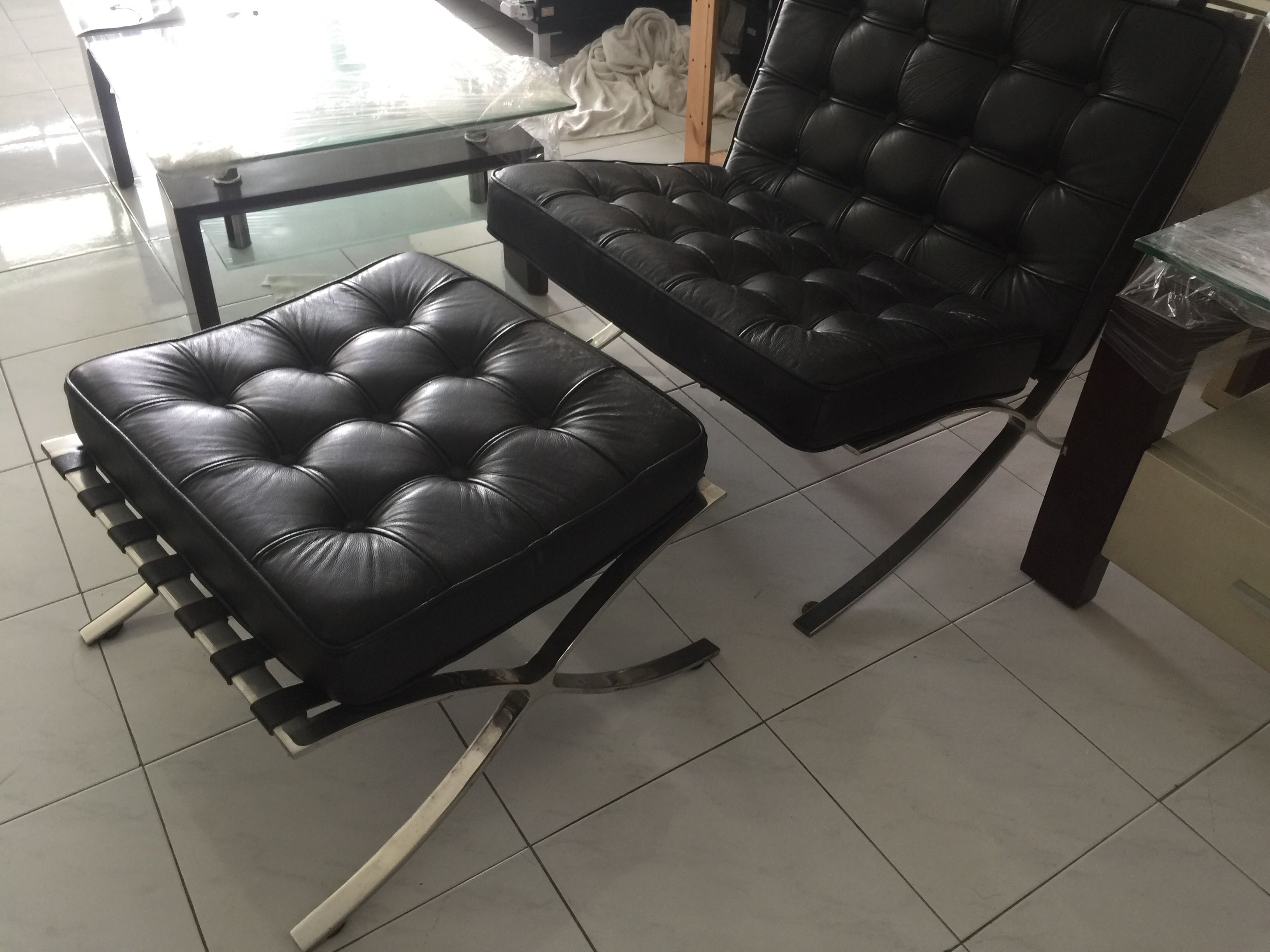 Sofa single seat with leg rest , Furniture & Home Living, Furniture ...