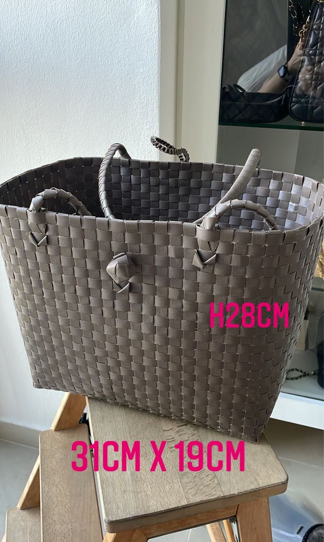 Soft basket bag, Women's Fashion, Bags & Wallets, Beach Bags on Carousell