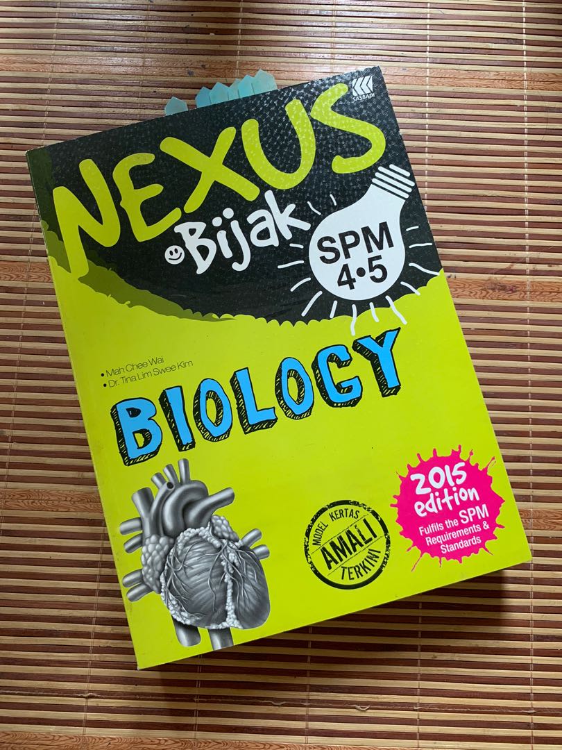SPM NEXUS BIJAK Biology Form 4 & 5 | Spm Preparation Notes, Hobbies ...
