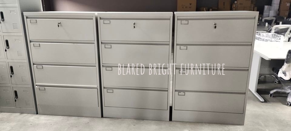 Steel filing cabinet office furniture + tables and chairs + PARTITION ...