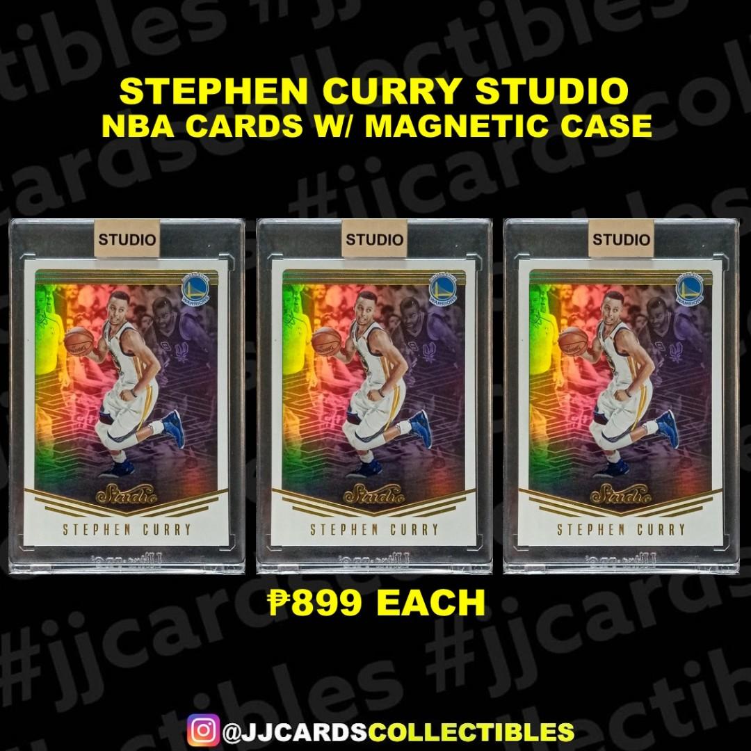 Stephen Curry Studio NBA Cards W/ Magnetic Case, Hobbies & Toys, Toys ...