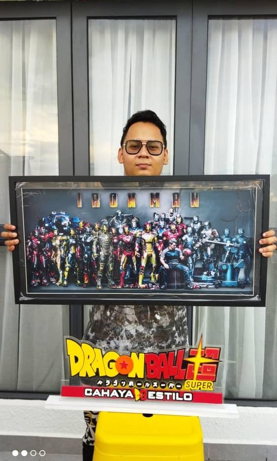 Tony Stark Ironman Hall of Armor 3D Picture Wall Frame, Hobbies & Toys ...