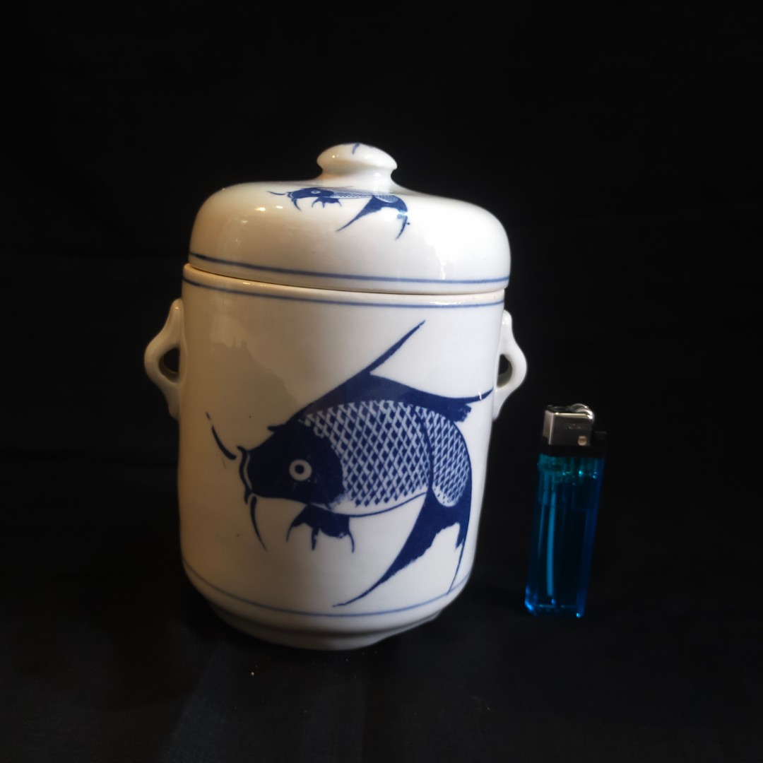 Toples atau termos keramik Ming., Antik, Pajangan di Carousell