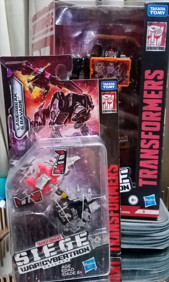 Transformers Siege Soundblaster with Laserbeak and Ravage, Hobbies ...