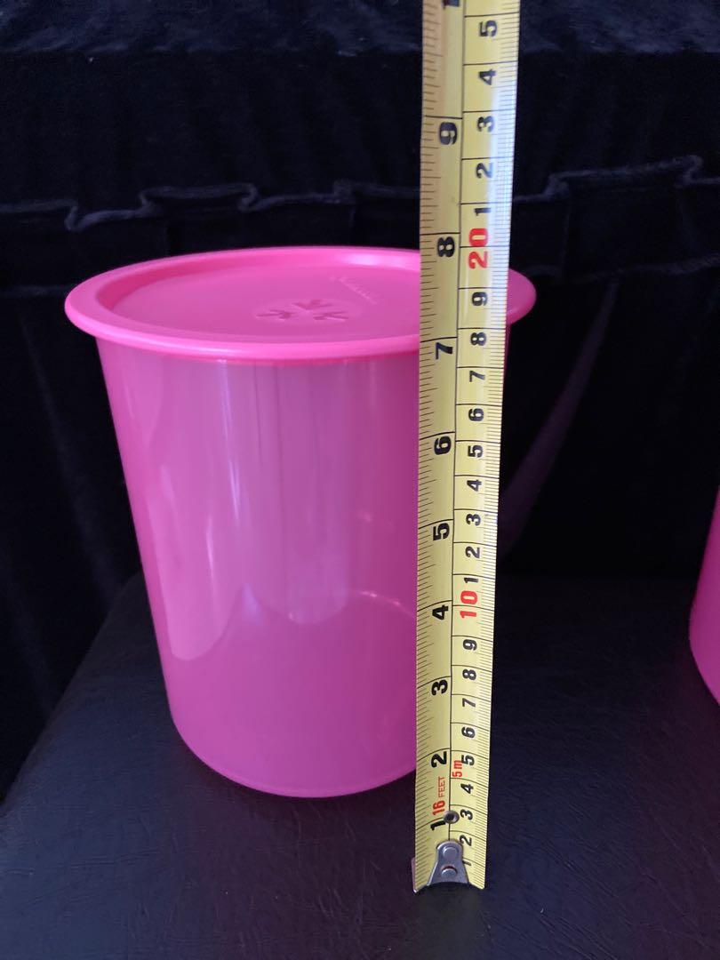 Tupperware One Touch Topper Canister Round, Furniture & Home Living ...