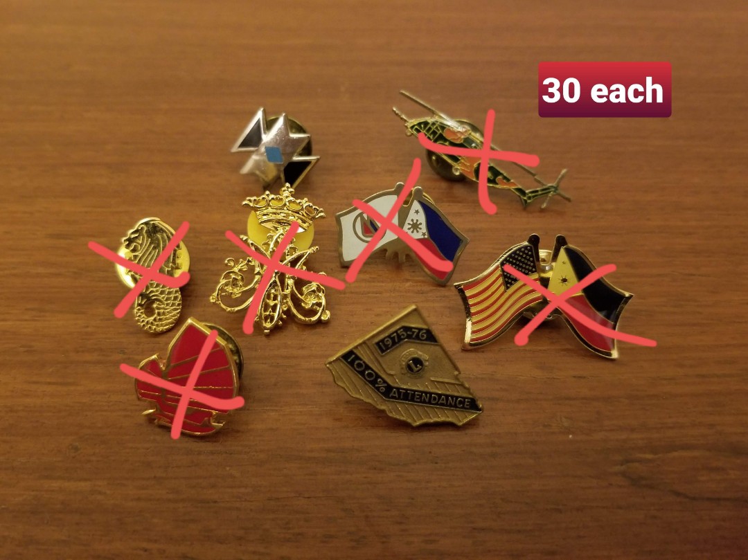 Vintage lapel pins, Women's Fashion, Jewelry & Organizers, Charms on ...
