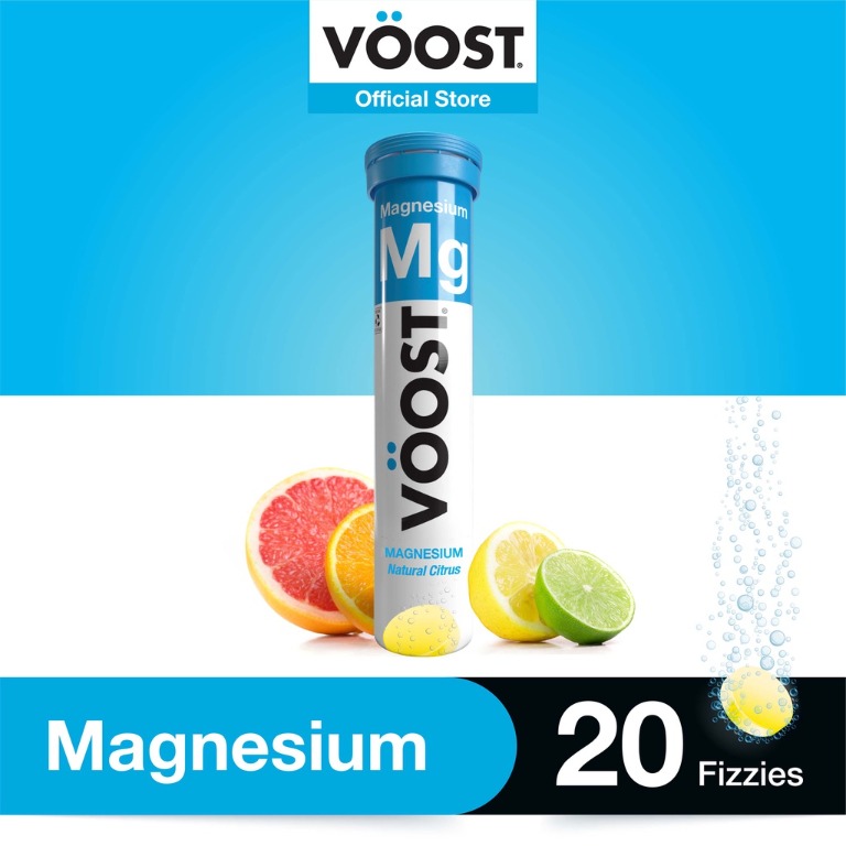 VOOST Magnesium Effervescent Vitamin Supplement 20 Tabs to support ...