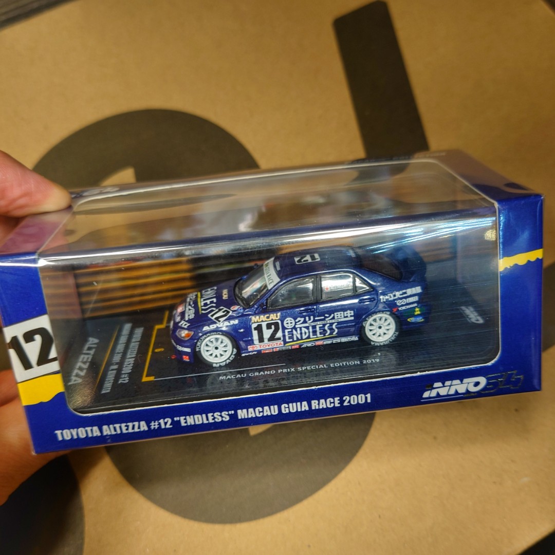 全新未開封 1/64 Inno64 Toyota Altezza RS200 #12 ENDLESS Macau Guia Race 2001 ...