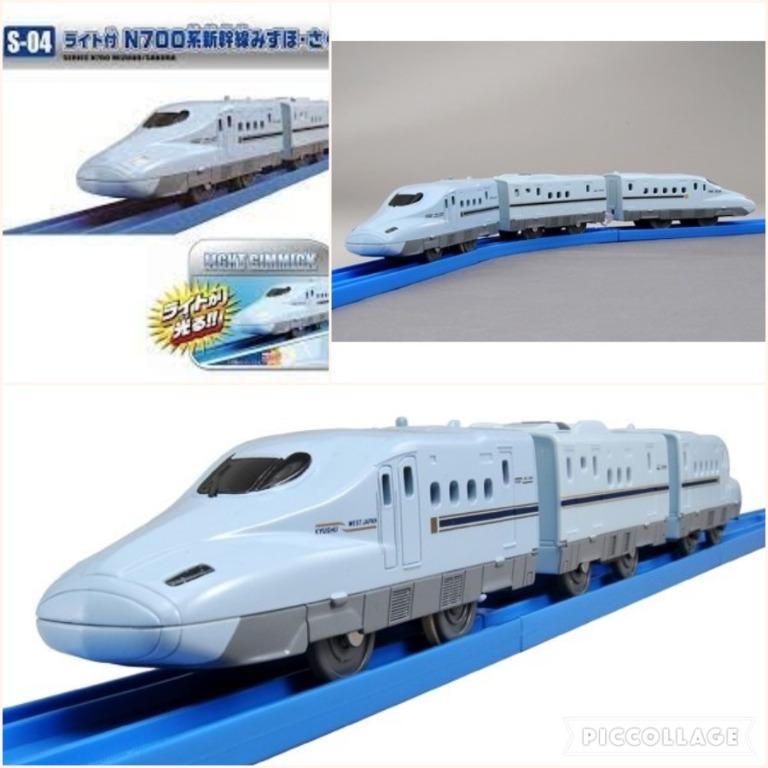 現貨特價原裝正版日本 TOMICA TAKARA Tomy 新幹線 電動三卡 火車 路軌系列之 S-04 Shinkansen N700 Mizuho/Sakura(有燈版)/E5 S-16 ...