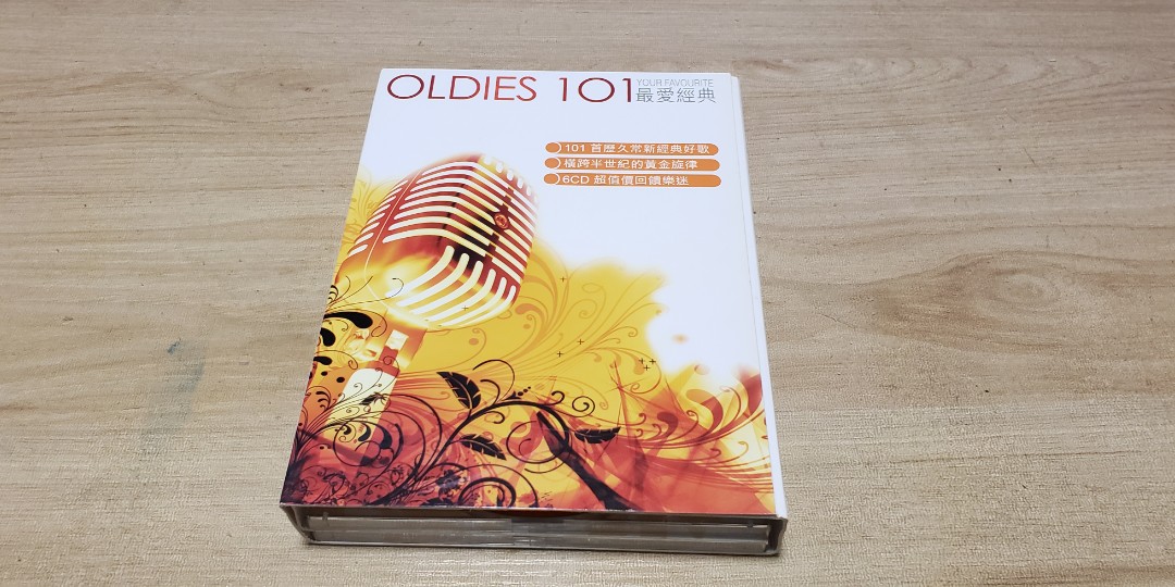 早期版 OLDIES 101 最愛經典 6CD碟 2009 年 出版 正版碟, 興趣及遊戲, 音樂、樂器 & 配件, 音樂與媒體 - CD 及 DVD - Carousell