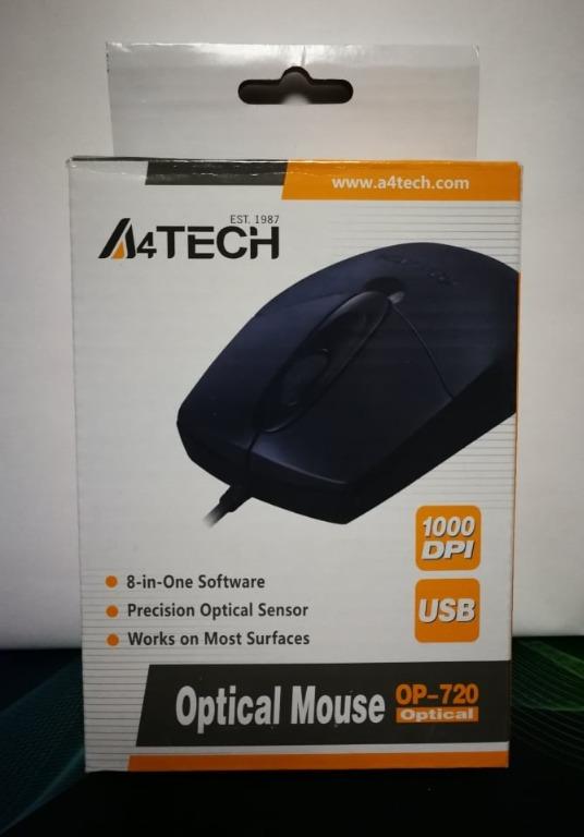 A4tech OP-720 USB Wired Optical Mouse, Computers & Tech, Parts ...