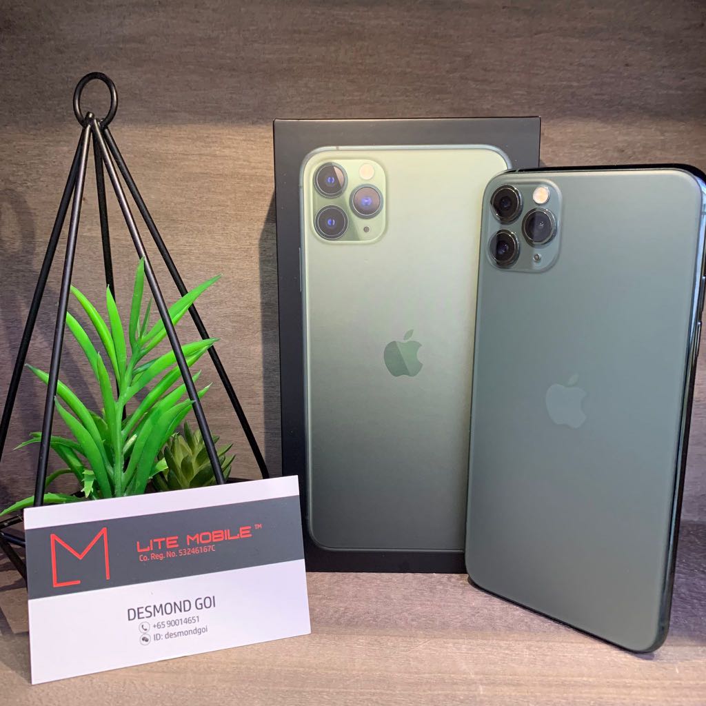 Apple iPhone 11 Pro Max (256GB) , Midnight Green, Mobile Phones ...