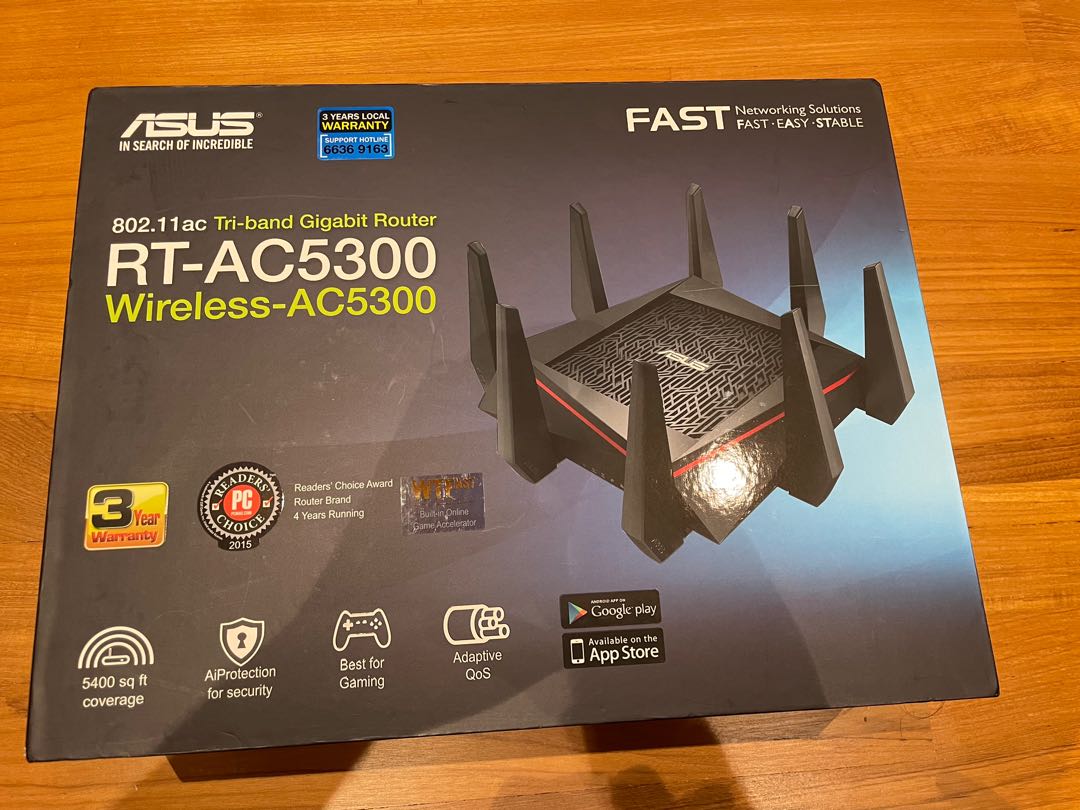 Asus RT-AC5300 Router, Computers & Tech, Parts & Accessories ...