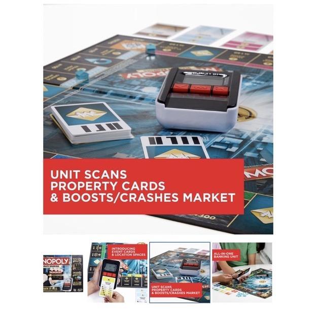 Authentic Monopoly Ultimate Banking Board Game B6677 Ultimate Banking ...
