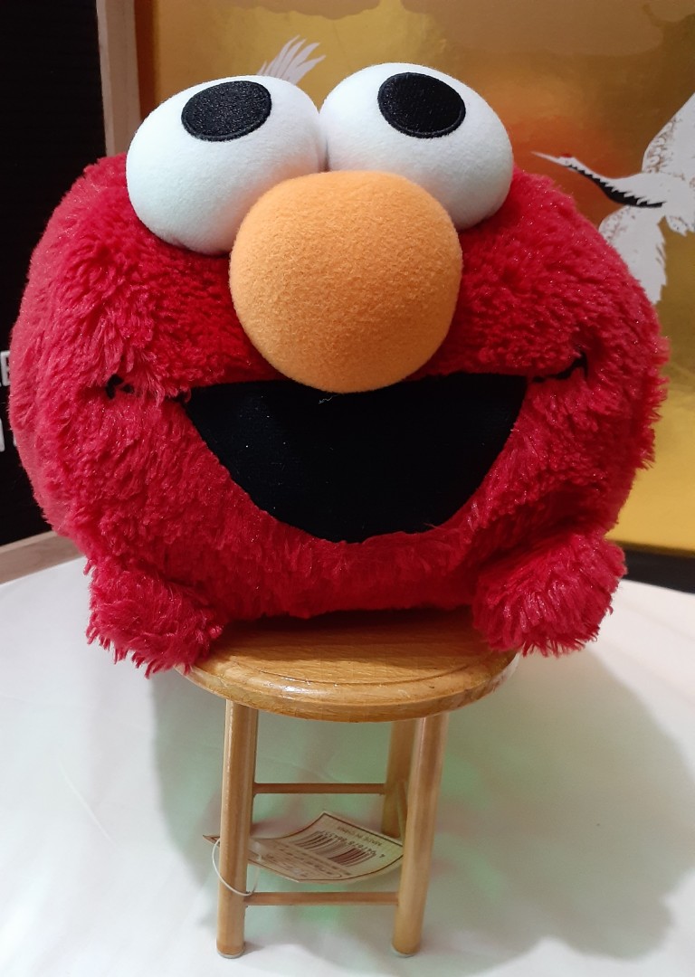 Authentic SESAME STREET ELMO Universal Studios OBLONG PLUSH/PILLOW TOY ...