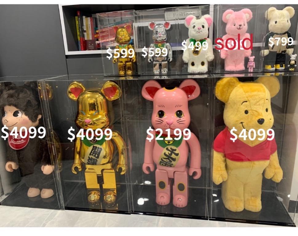 bearbrick Winnie the Pooh 1000%, Hobbies & Toys, Toys & Games on Carousell