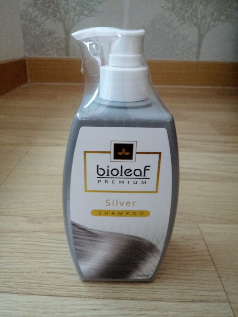 Bioleaf Premium Silver Shampoo, Beauty & Personal Care, Hair on Carousell
