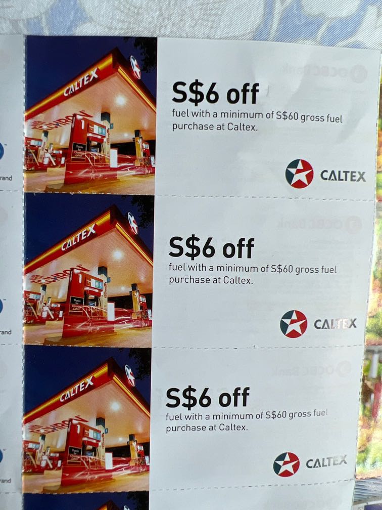Caltex Vouchers, Tickets & Vouchers, Vouchers on Carousell