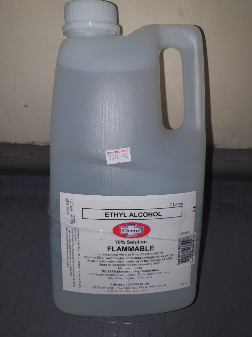 CLEENE 2.1 Liters 70% ETHYL Alcohol Bnew, Beauty & Personal Care ...