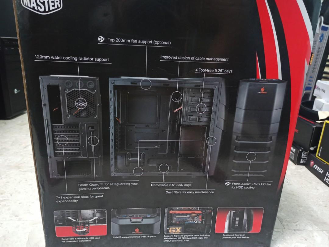 Cooler master CMSTORM ENFORCER CASE, Computers & Tech, Parts ...