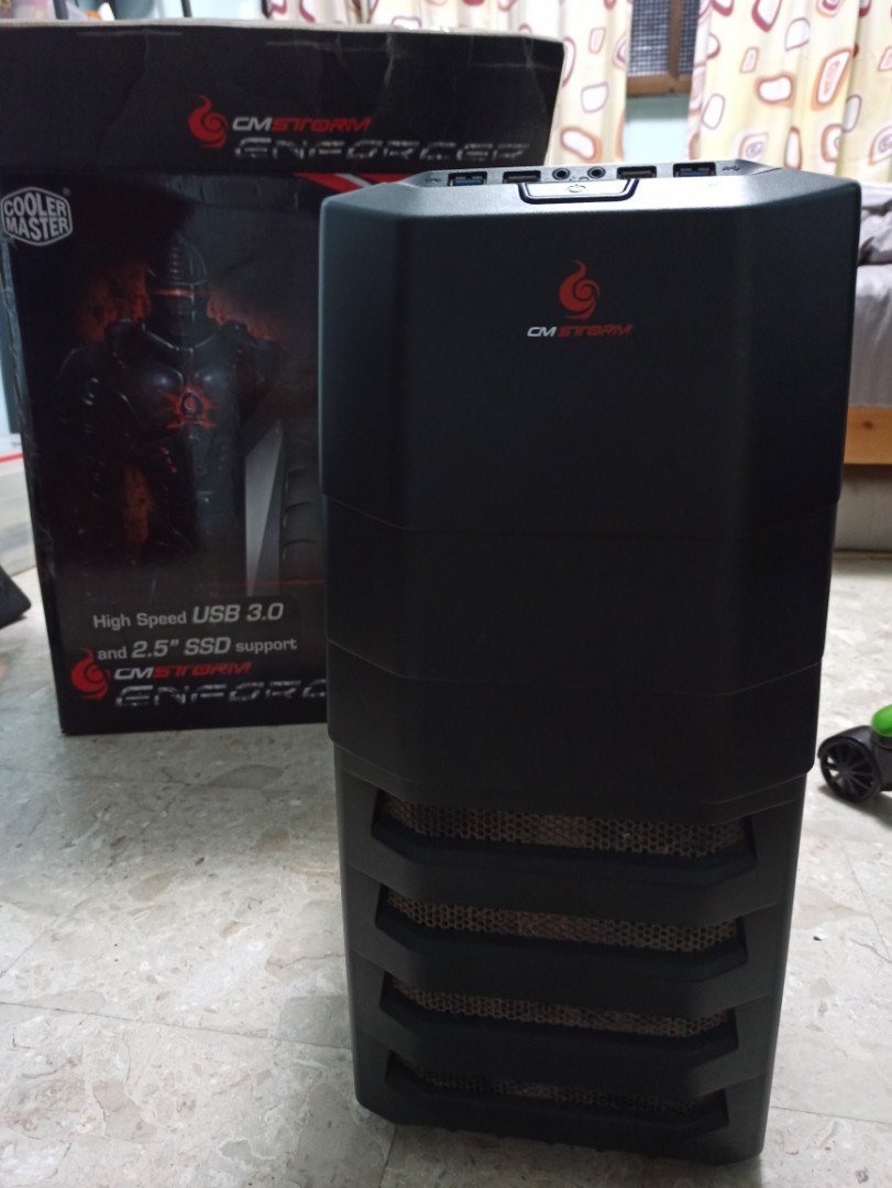 Cooler master CMSTORM ENFORCER CASE, Computers & Tech, Parts ...