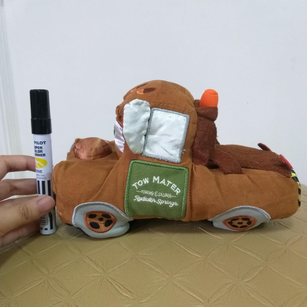 Disney Pixar Cars Mater Stuffed Plush Toy with Disney Patch, Hobbies ...