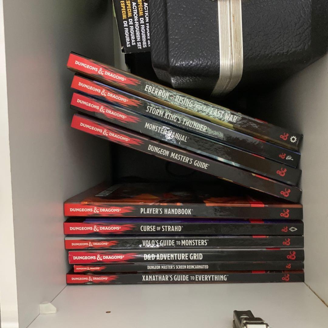 Dungeons and Dragons dnd D&d 5E fifth Ed books volo eberron storm king ...