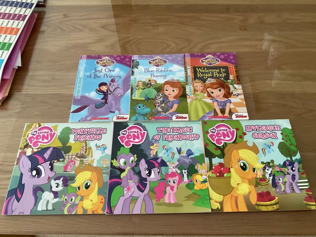 Early reader books -My little pony and Sofia the first, Hobbies & Toys ...
