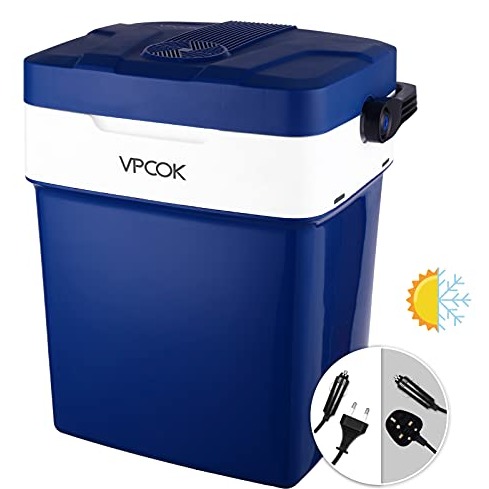 Electric Cool Box, VPCOK Cooler Box Large 29 Litre Car Cooler Box 12v ...