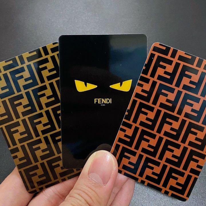 FENDI EZ-LINK CARD STICKERS/ CUSTOMISE BRAND LOGO STICKERS/ FENDI LOGO ...