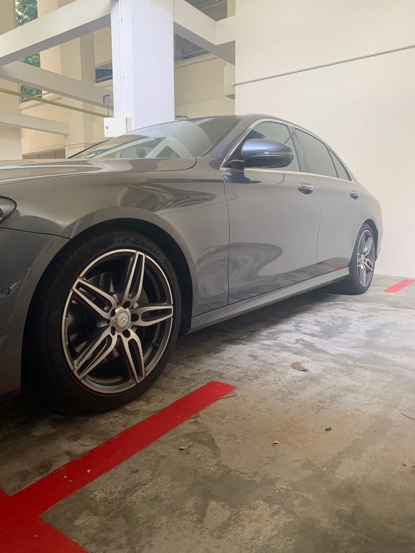 Flawless Original Amg 19”rims with free tyres staggered setup, Car ...