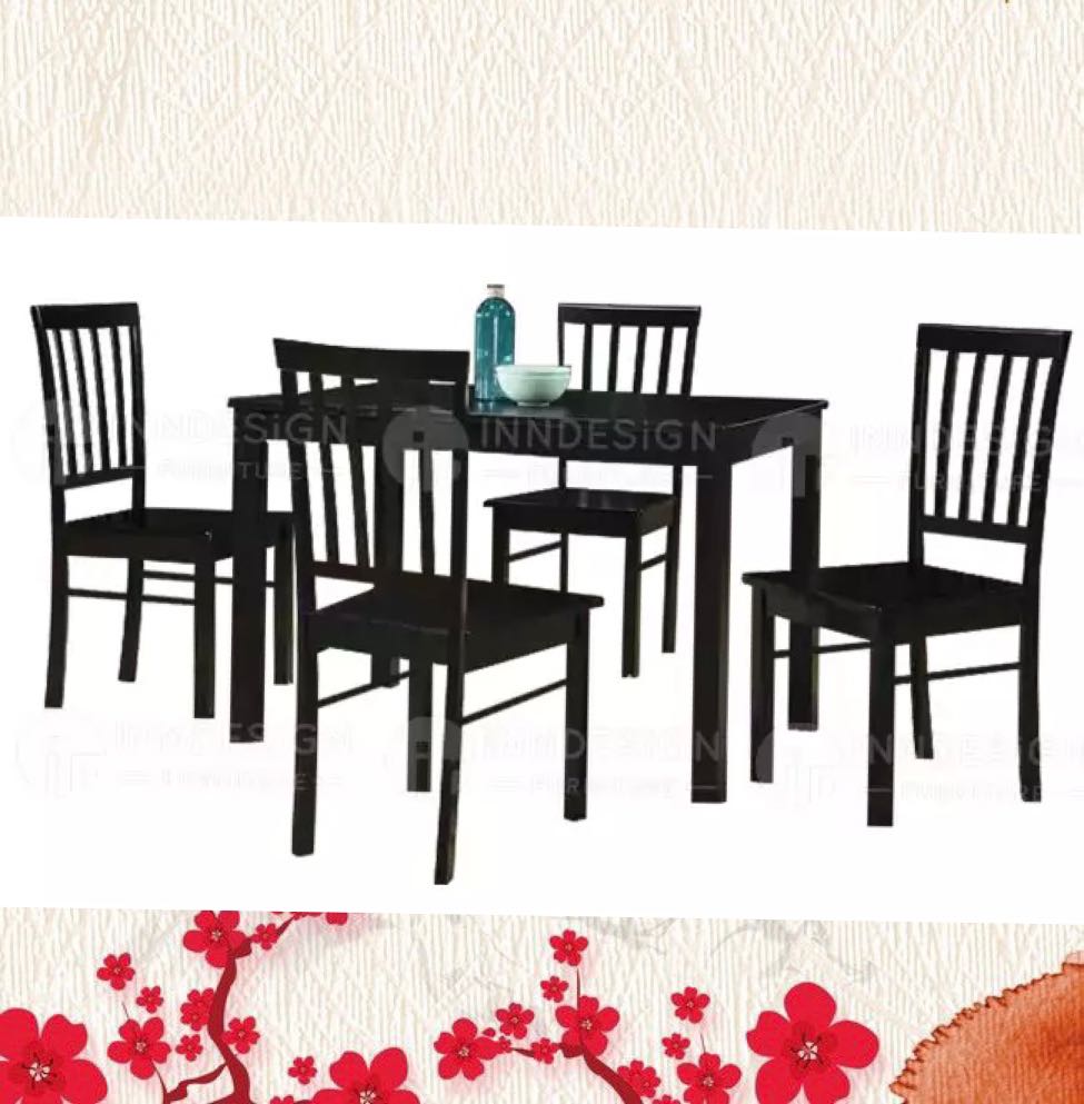 fully assembly Dining Set dining chair dining table, Furniture & Home ...