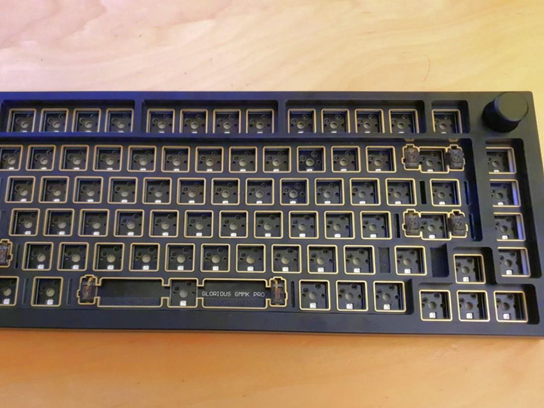 Glorious GMMK PRO, fully loaded, with FR4 PLATE. With keycaps / switches, Computers & Tech ...