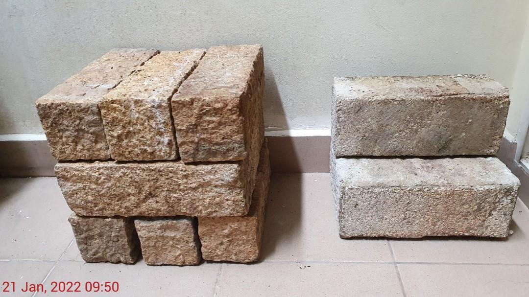 Granite Stone Brick Block, Furniture & Home Living, Home Decor, Vases ...