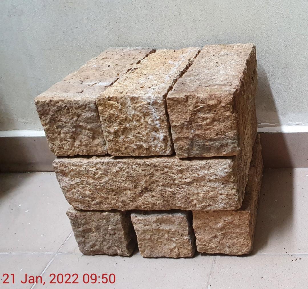Granite Stone Brick Block, Furniture & Home Living, Home Decor, Vases ...