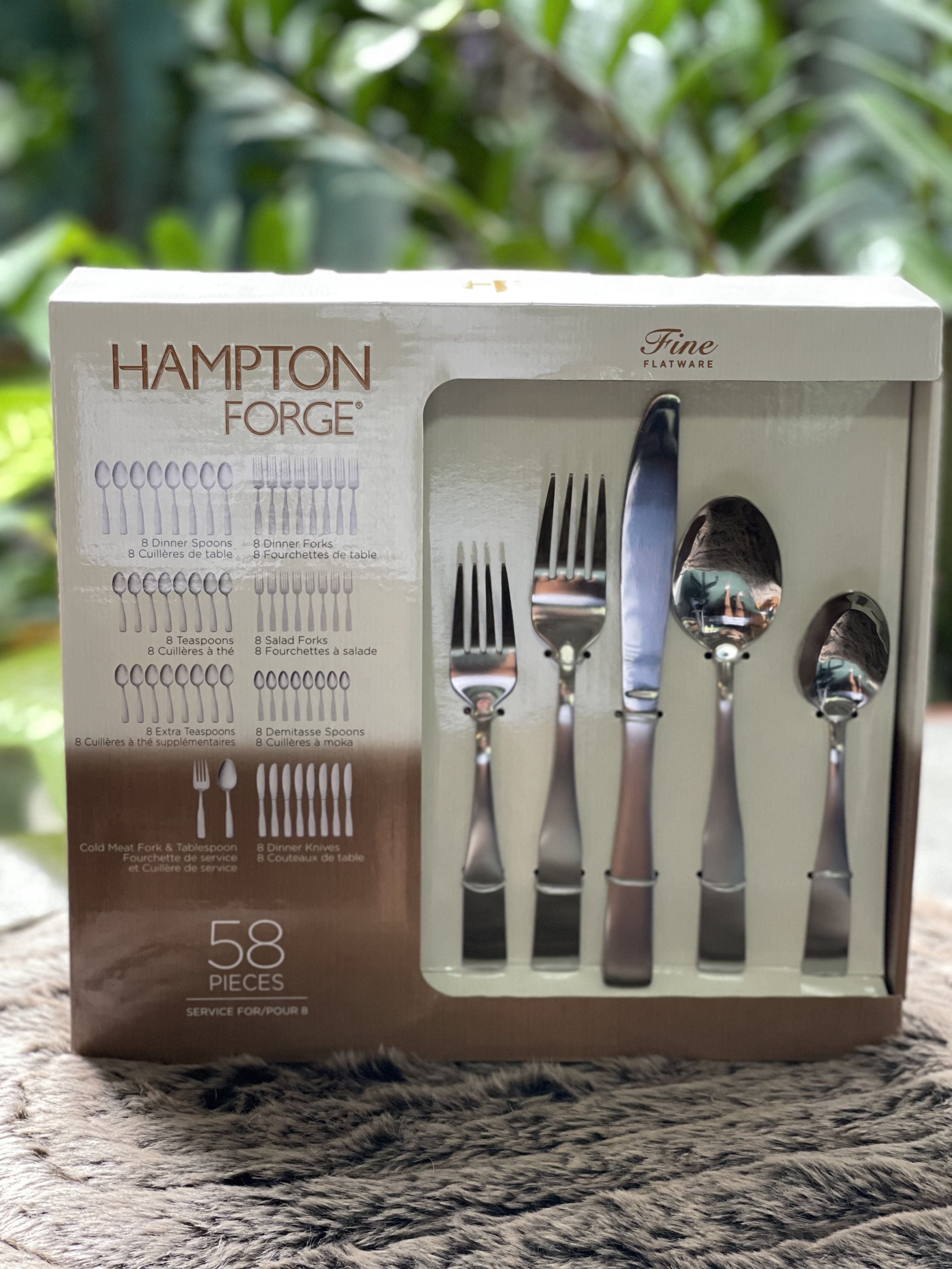Hampton Forge Fine Flatware 58 pieces, Furniture & Home Living ...