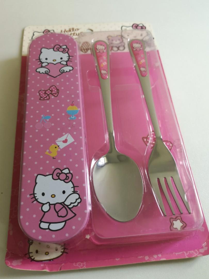 Hello Kitty utensils, Furniture & Home Living, Kitchenware & Tableware ...