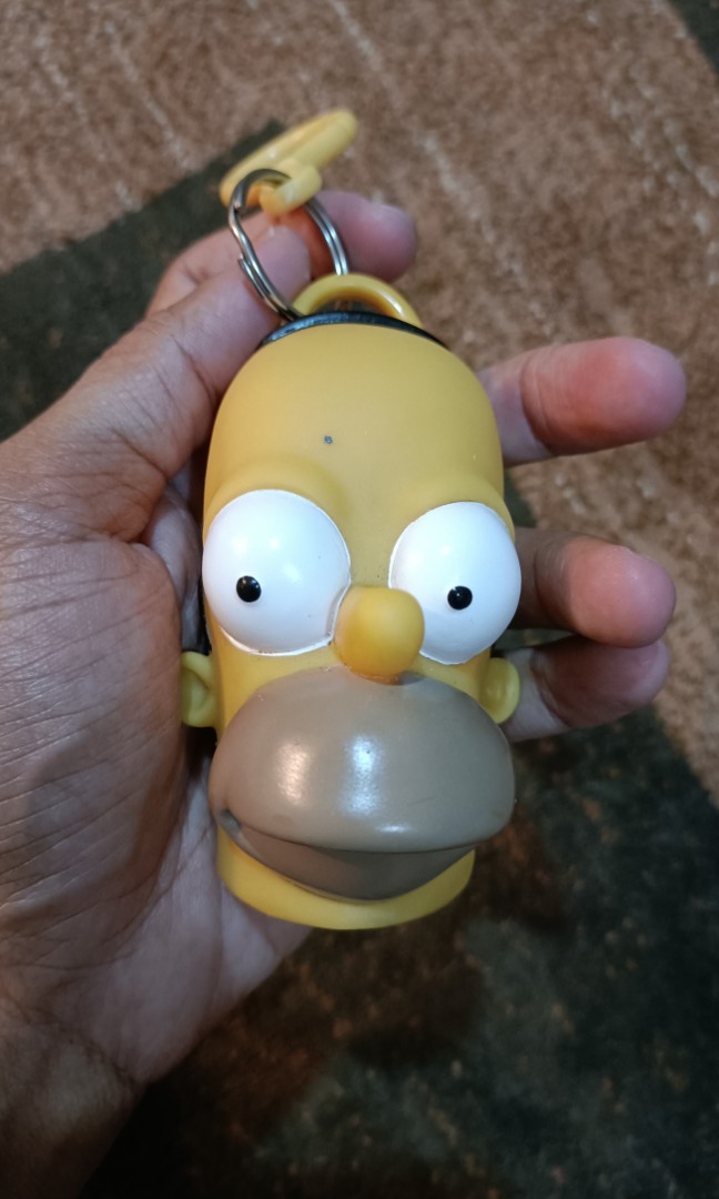 Homer Simpson Key Chain, Hobbies & Toys, Collectibles & Memorabilia ...