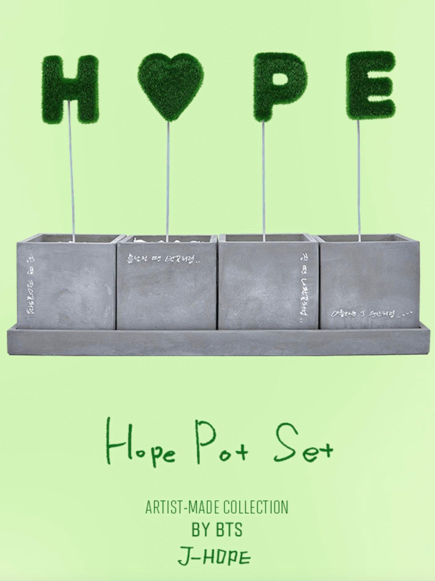 HOPE Pot Set | BTS Artist Made Collection by JHope, Hobbies & Toys ...