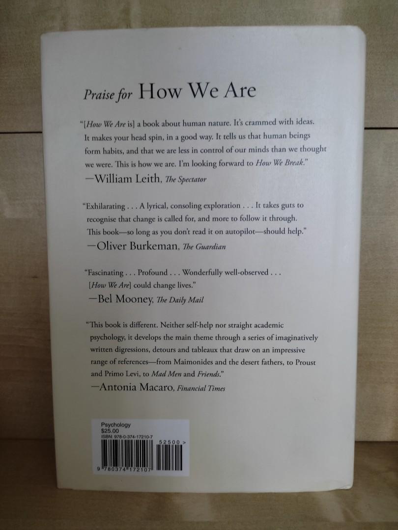 How We Are by Vincent Deary, Hobbies & Toys, Books & Magazines ...
