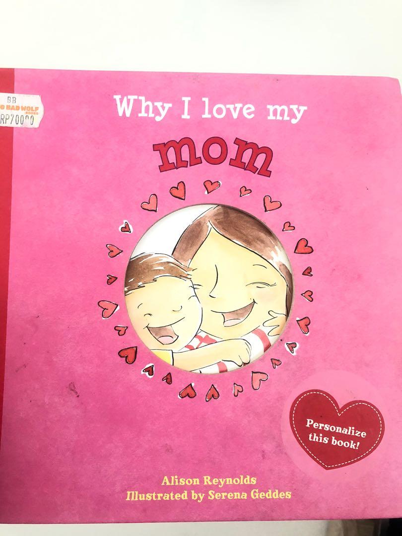 I love my mom Story book, Buku & Alat Tulis, Buku Anak-Anak di Carousell