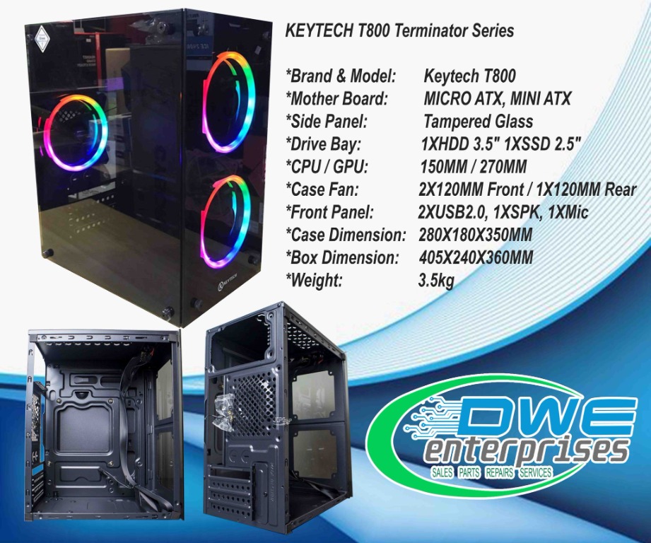 KEYTECH T800 Terminator Series, Computers & Tech, Parts & Accessories ...