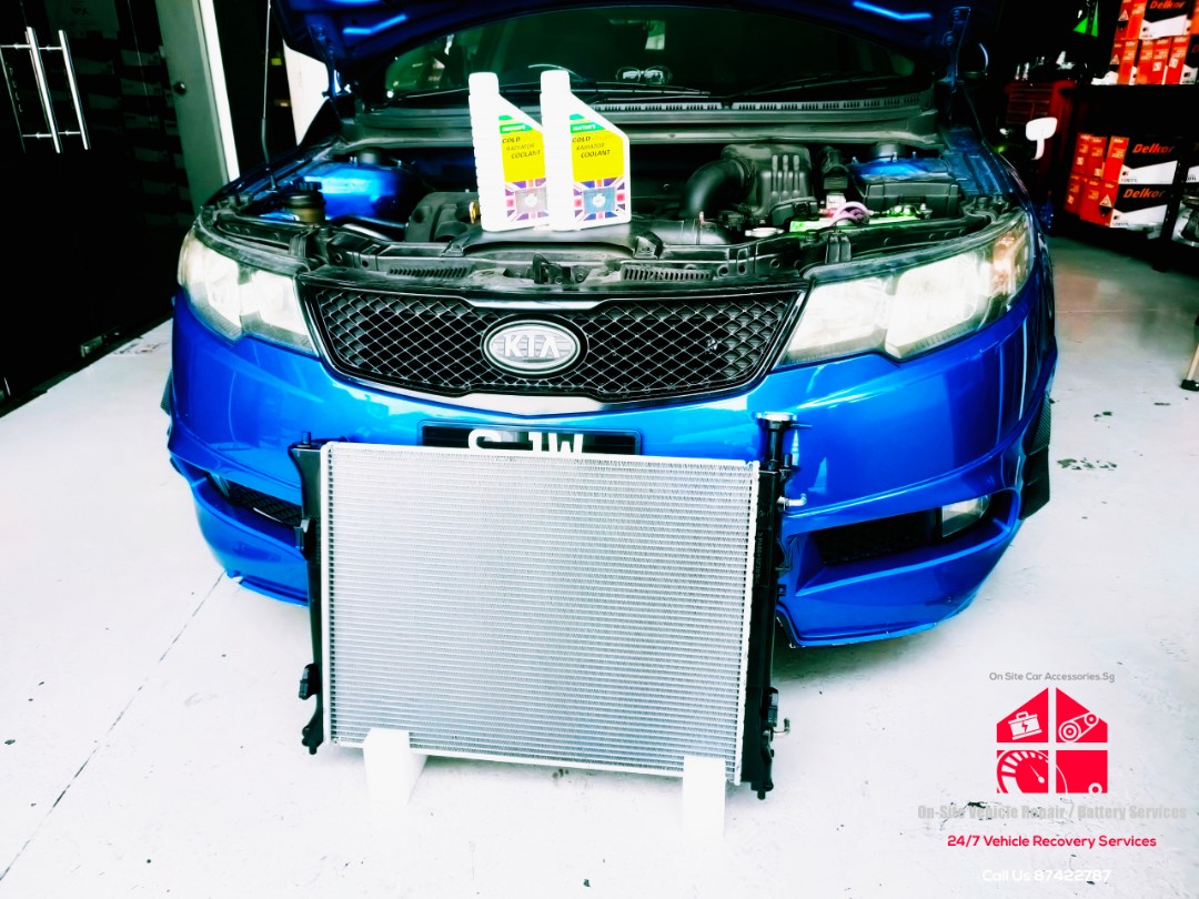 kia forte radiator replacement, Car Accessories, Car Workshops ...