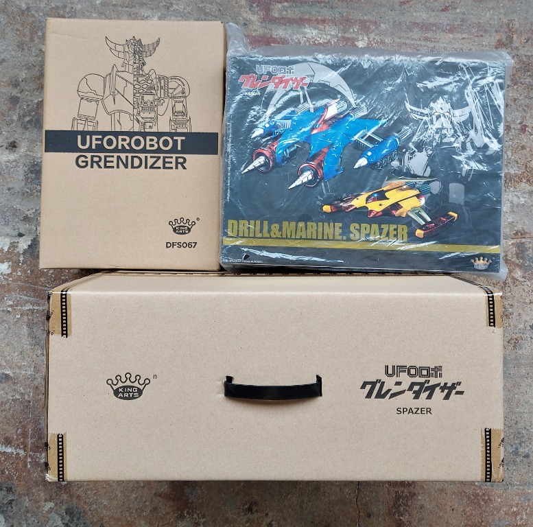 King Arts UFO Robot Grendizer 巨靈神 Die-Cast Figures (w/Double Spazer ...