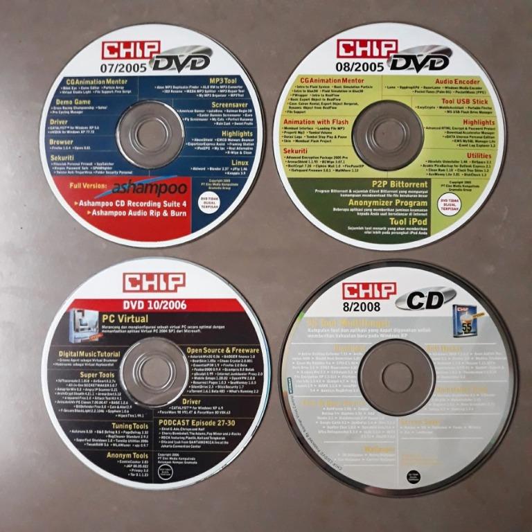 Kumpulan DVD Tutorial Animasi & Freeware Majalah Chip 2005-2008, Buku ... Kumpulan DVD Tutorial Animasi & Freeware Majalah Chip 2005-2008, Buku ...