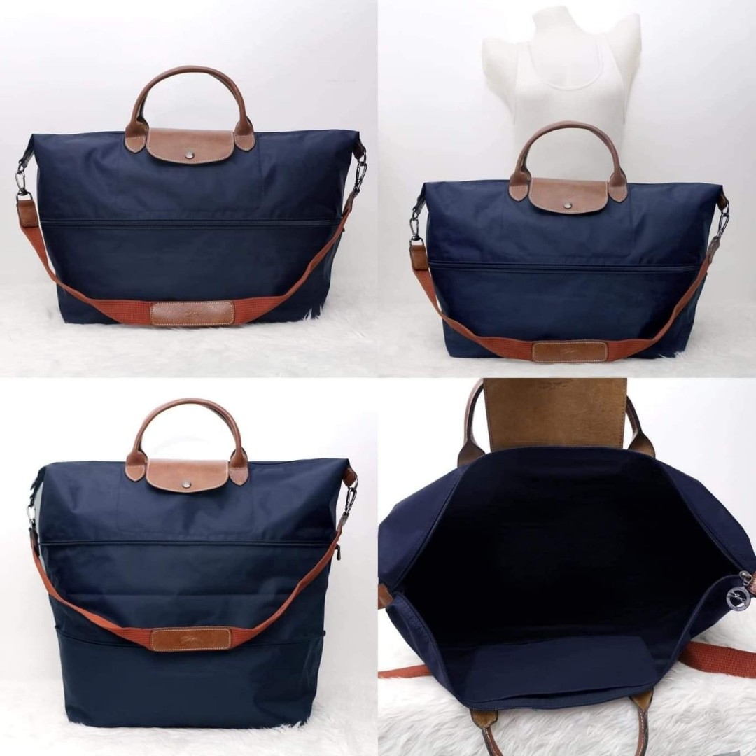 LC Travel Bag Navy, Women's Fashion, Bags & Wallets, Cross-body Bags on ...