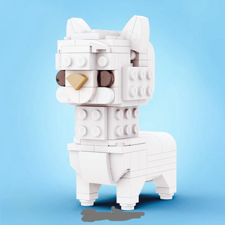 Lego alpaca 羊駝 animals 動物 Moc 可愛 乖巧, 興趣及遊戲, 玩具 & 遊戲類 - Carousell
