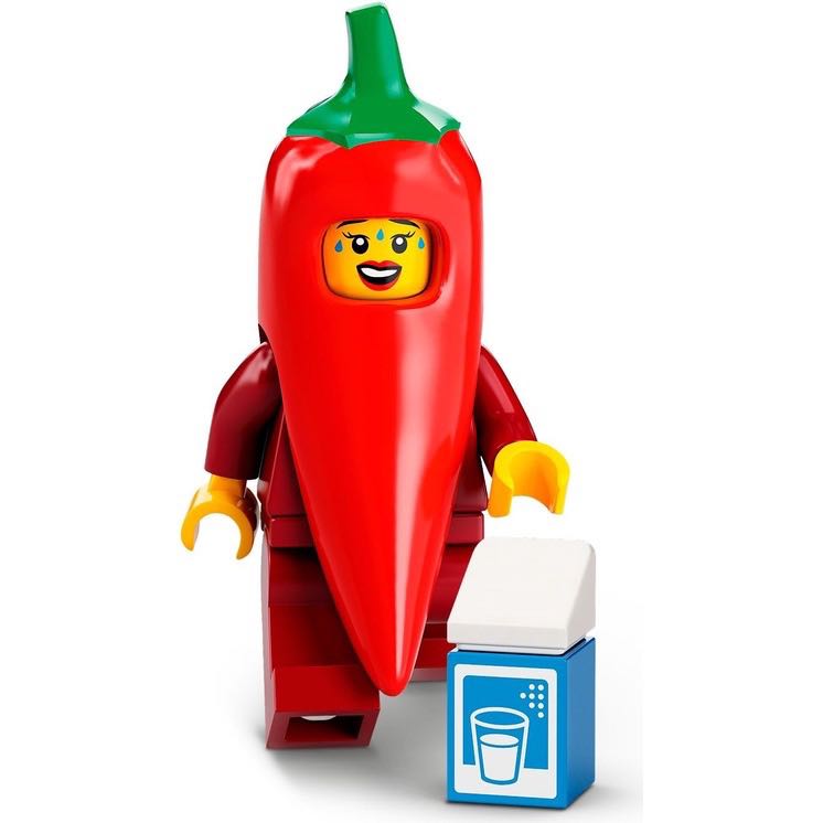 Lego minifigure Series 22 Chilli mascot, Hobbies & Toys, Toys & Games ...