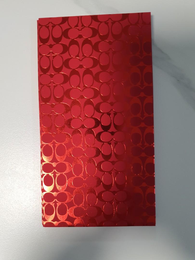 limited edition Coach red packet year 2022, Hobbies & Toys, Stationery ...